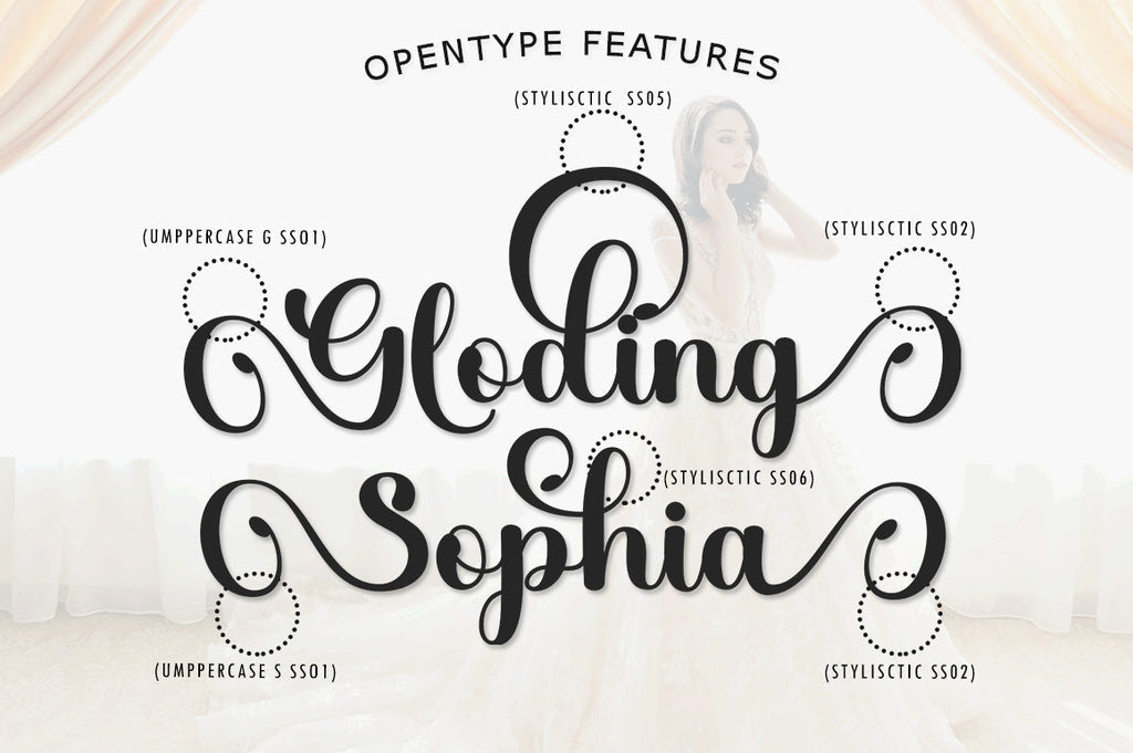 Gloding Sophia Script - So Fontsy