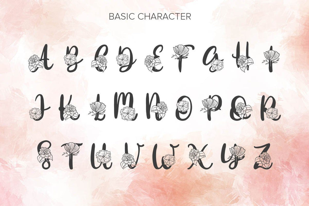 Gloria Monogram Font - So Fontsy