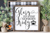 Glory To The Newborn King Svg, Christmas svg, Nativity Scene - So Fontsy