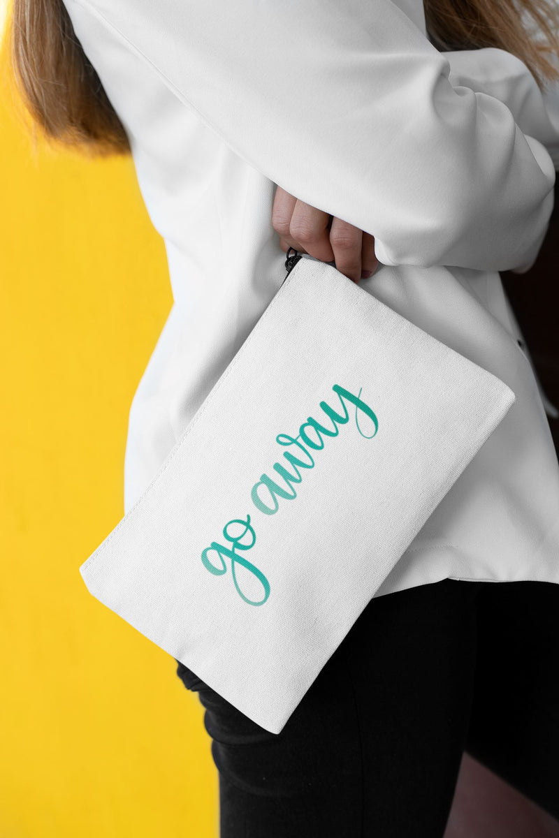Go Away hand lettered SVG Cut File | Snarky Funny Design | Maple and ...