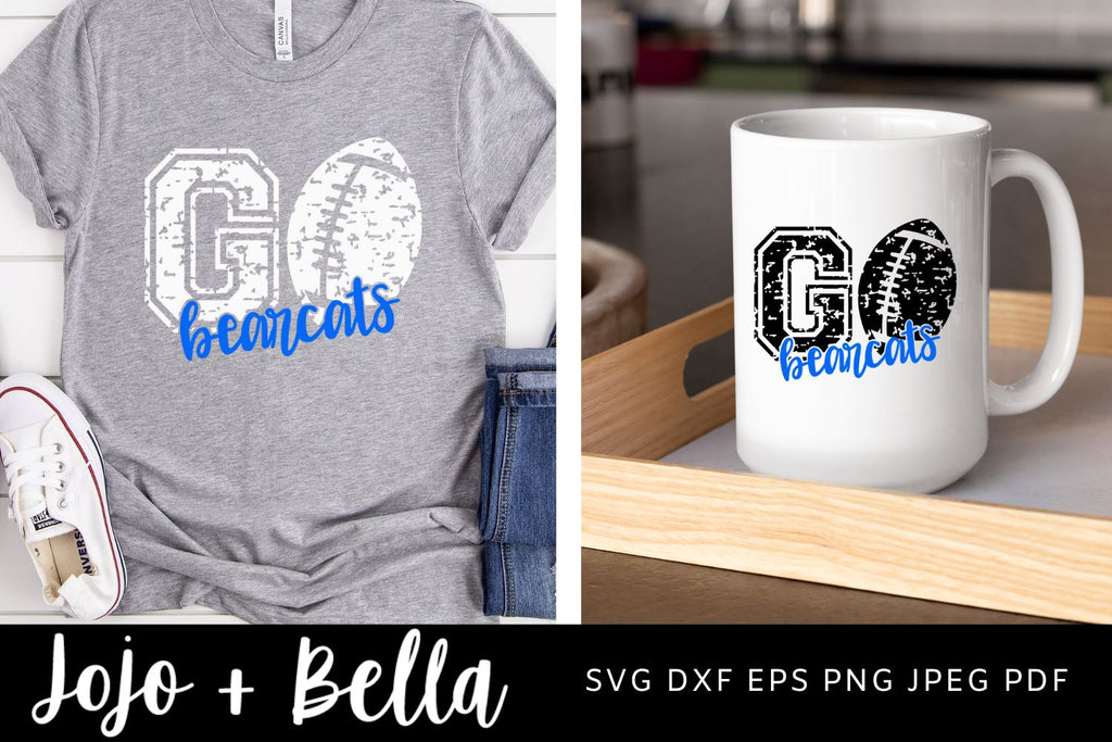 Go Bearcats Svg, Football Svg, Football Png, Go Bearcats T-shirt ...