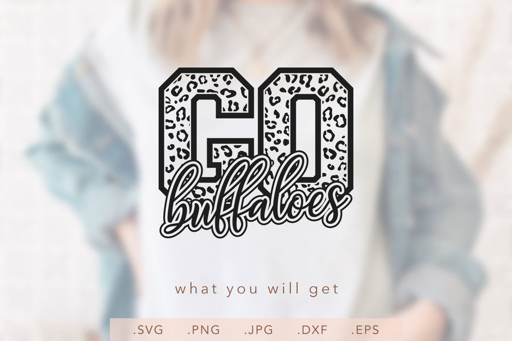 Go Buffaloes Leopard SVG DXF JPG PNG EPS - So Fontsy