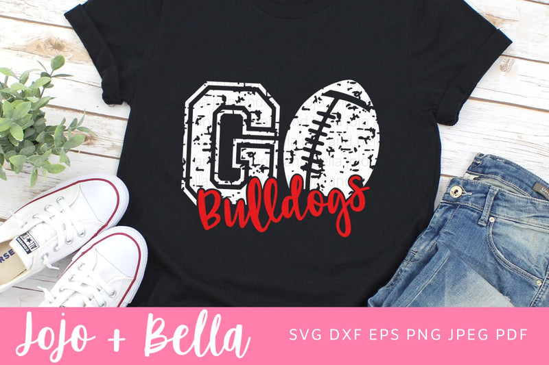 Go Bulldogs Svg, Football Svg, Football Png, Go Bulldogs T-shirt ...