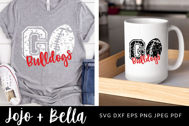 Go Bulldogs Svg, Football Svg, Football Png, Go Bulldogs T-shirt ...