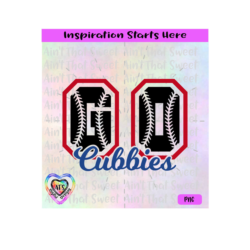 Go Cubbies | Sports | Baseball - Transparent PNG SVG DXF - Silhouette ...