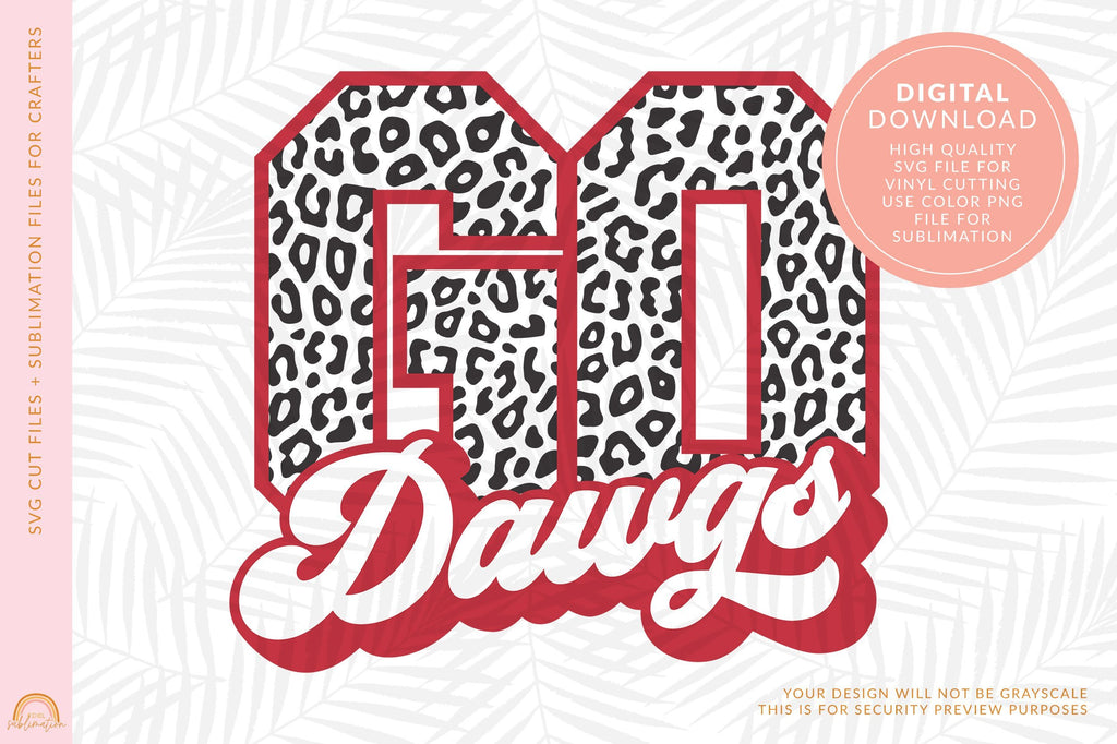 Go Dawgs SVG File | UGA SVG File | College Football SVG Design HM - So ...