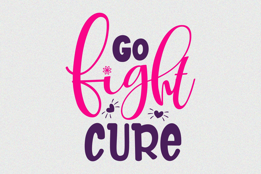go fight cure svg - So Fontsy