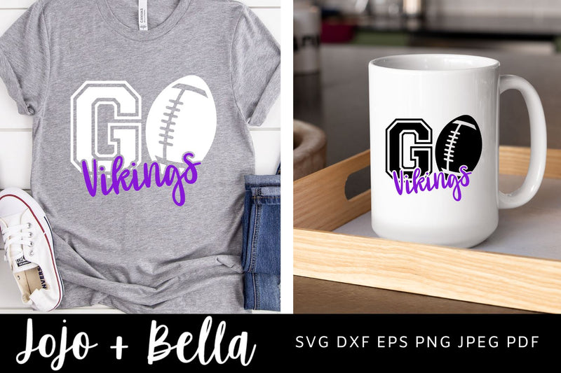 Go Vikings Svg, Vikings Football Svg, Football Svg, Grunge SVG T-shirt ...