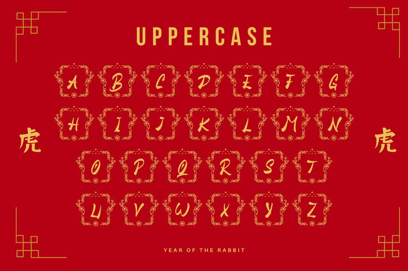 Goan Chinese Monogram - So Fontsy