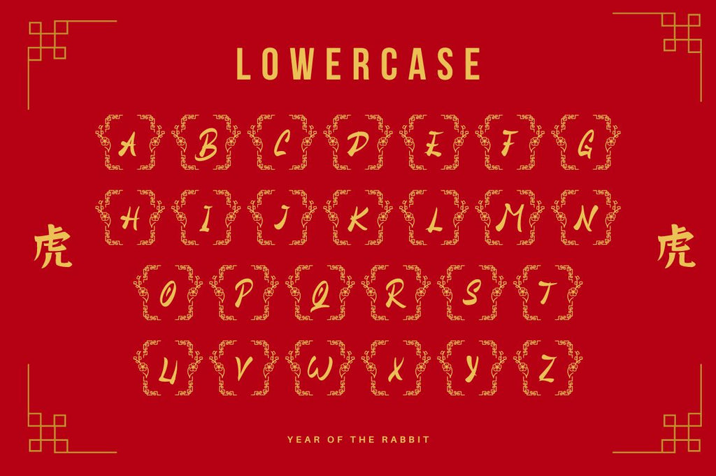 Goan Chinese Monogram - So Fontsy