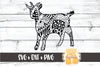Goat - Zen Doodle Art - Animal SVG PNG DXF Files - So Fontsy