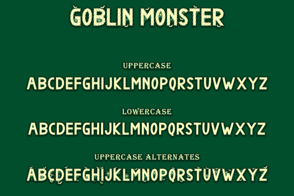 Goblin Monster - So Fontsy