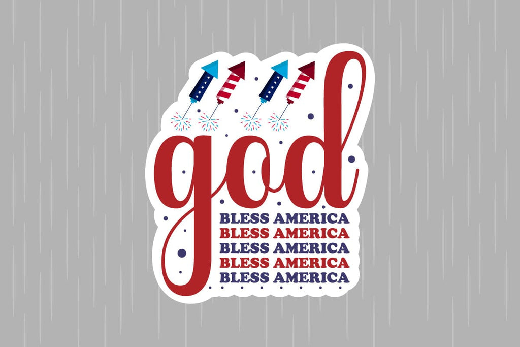 God Bless America SVG - So Fontsy