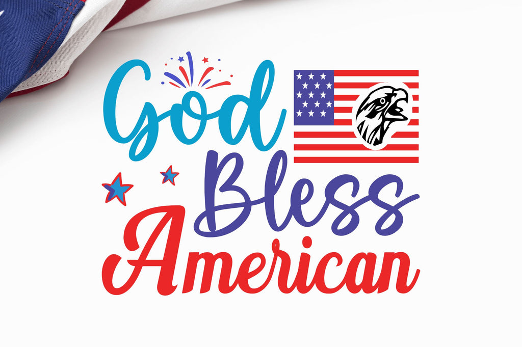 God bless american SVG - So Fontsy