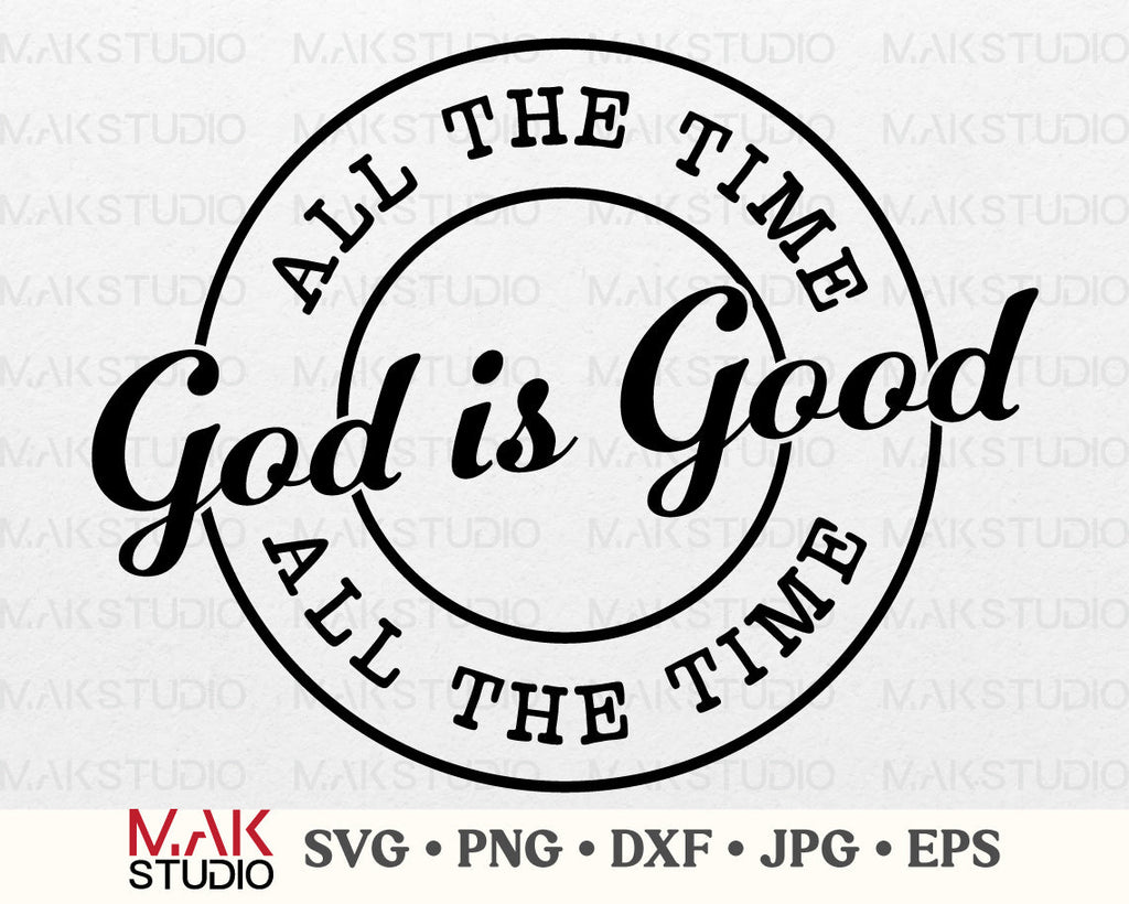 God Is Good Logo God Is Good Vector Images & Graphics For Commercial