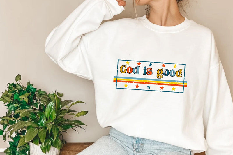 God Is Good Christian Sublimation - So Fontsy