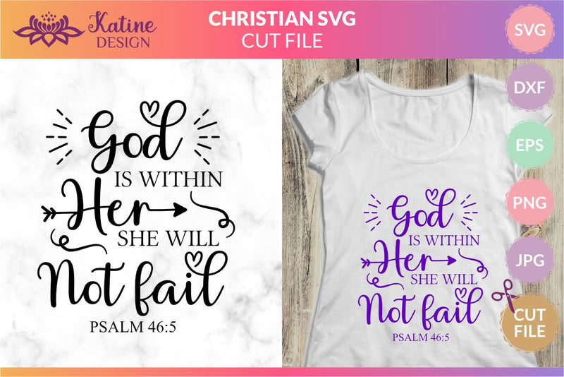 Christian SVG, Bible Verse SVG, Empowered Woman, SVG Cut File ...
