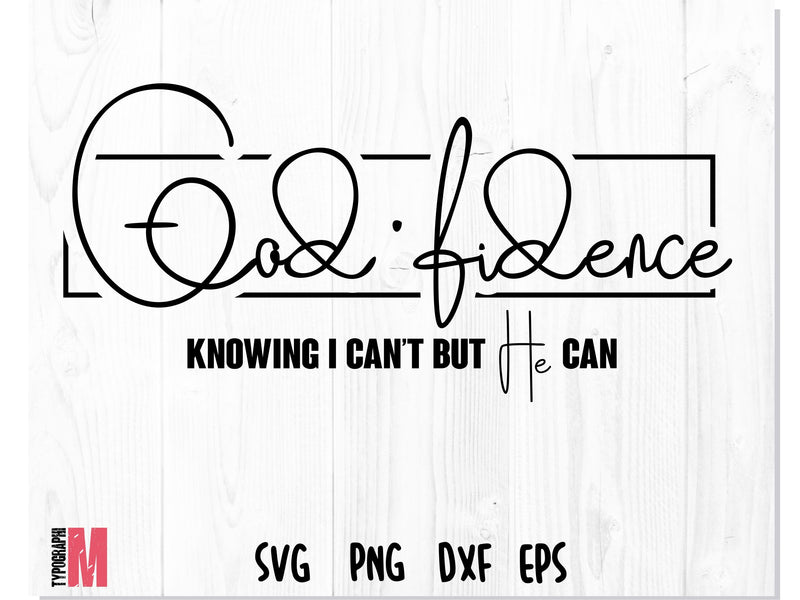 Godfidence Svg | Bible Verse Christian - So Fontsy