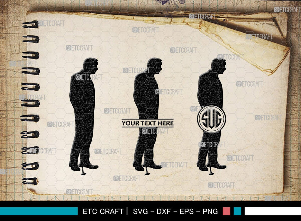 Golf Player Monogram, Golf Player Silhouette, Golf Svg, Golfer Svg ...