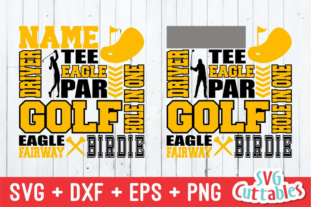 Golf Subway Art - So Fontsy