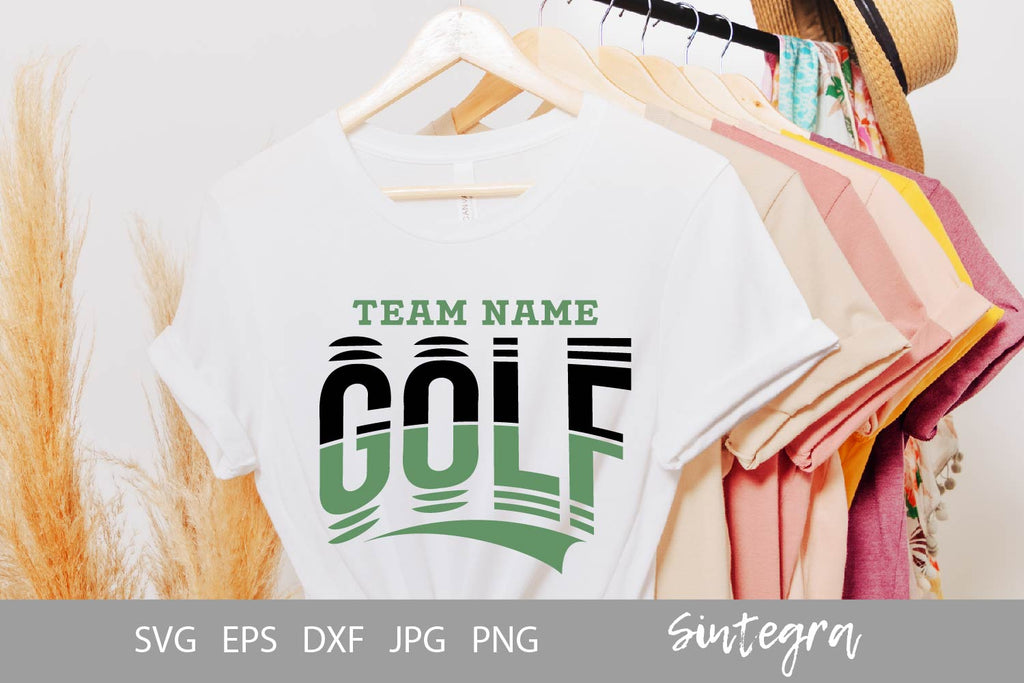 Golf SVG Shirt Template Design 001 Free For Commercial Use - So Fontsy