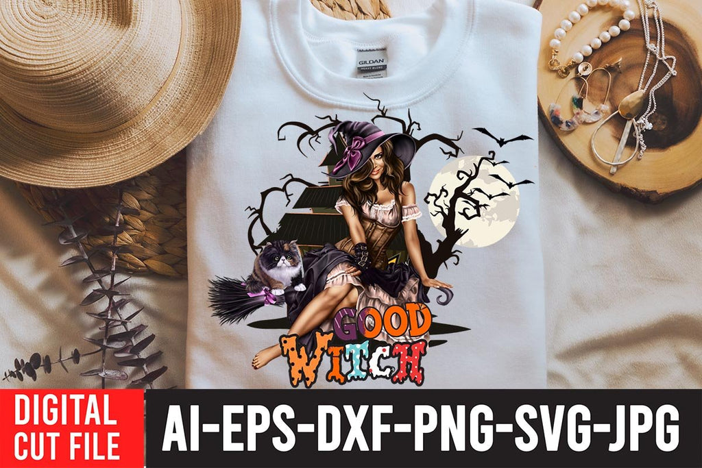 Good Witch Sublimation Design - So Fontsy