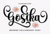 Gosika Script - So Fontsy