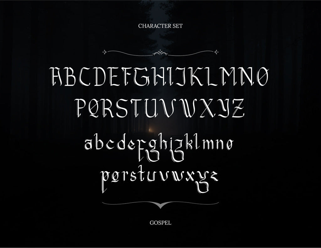 Gospel Gothic Calligraphy - So Fontsy