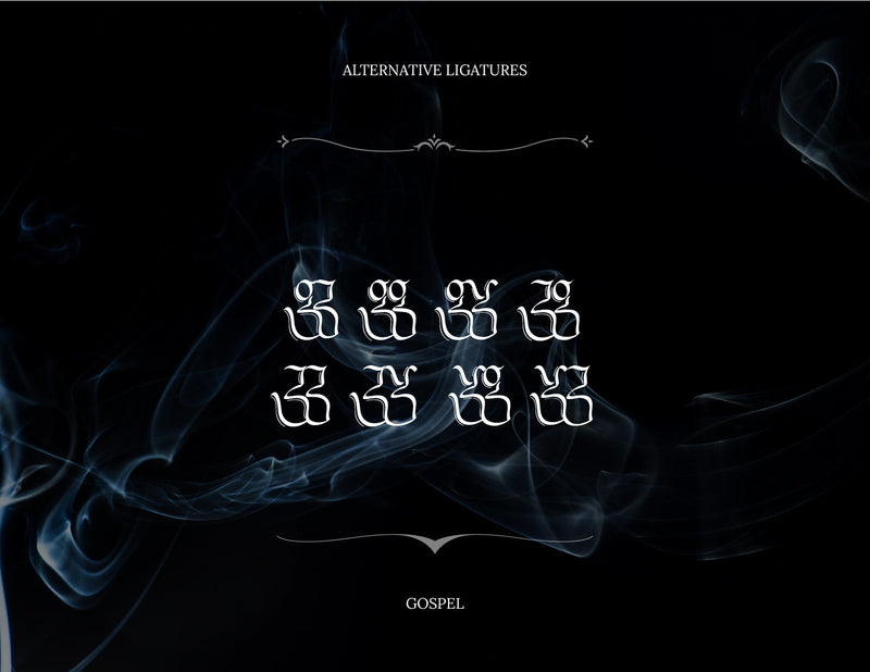 Gospel Gothic Calligraphy - So Fontsy