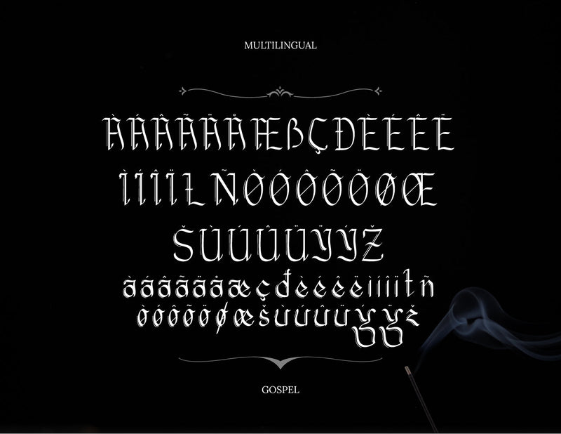 Gospel Gothic Calligraphy - So Fontsy