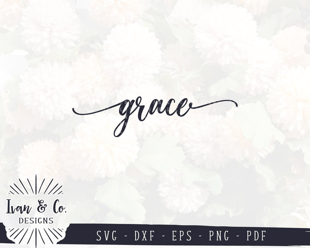 Grace SVG Files | Christian | SVGs for Signs | Farmhouse SVG (884415258 ...