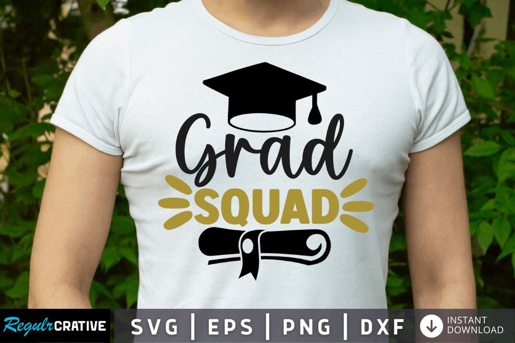 Grad squad SVG - So Fontsy