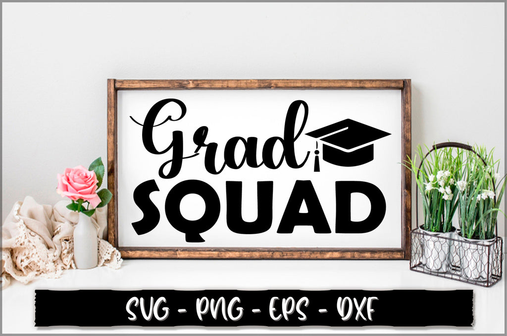 Grad squad SVG - So Fontsy