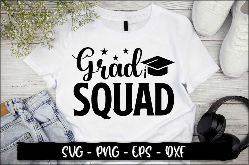 Grad squad SVG - So Fontsy