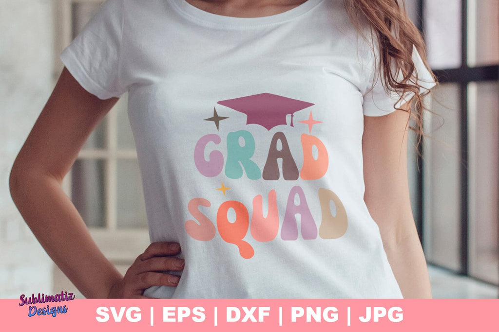 Grad Squad SVG - So Fontsy
