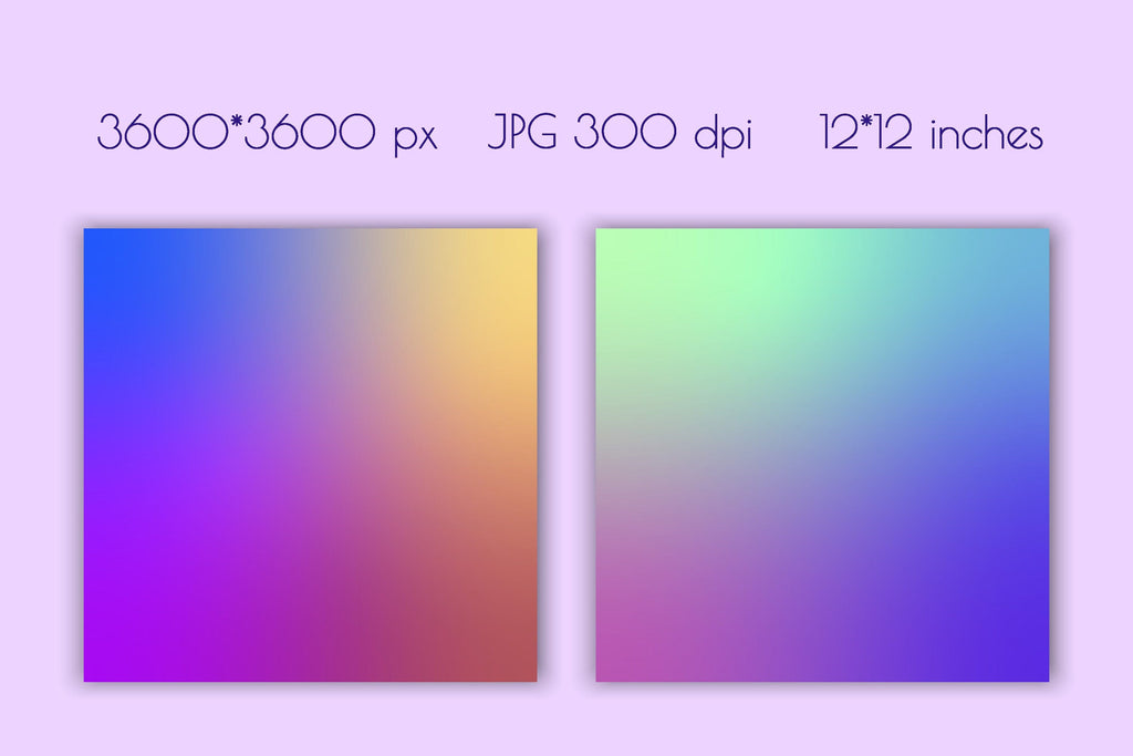 Gradient Digital Paper | JPG Patterns - So Fontsy