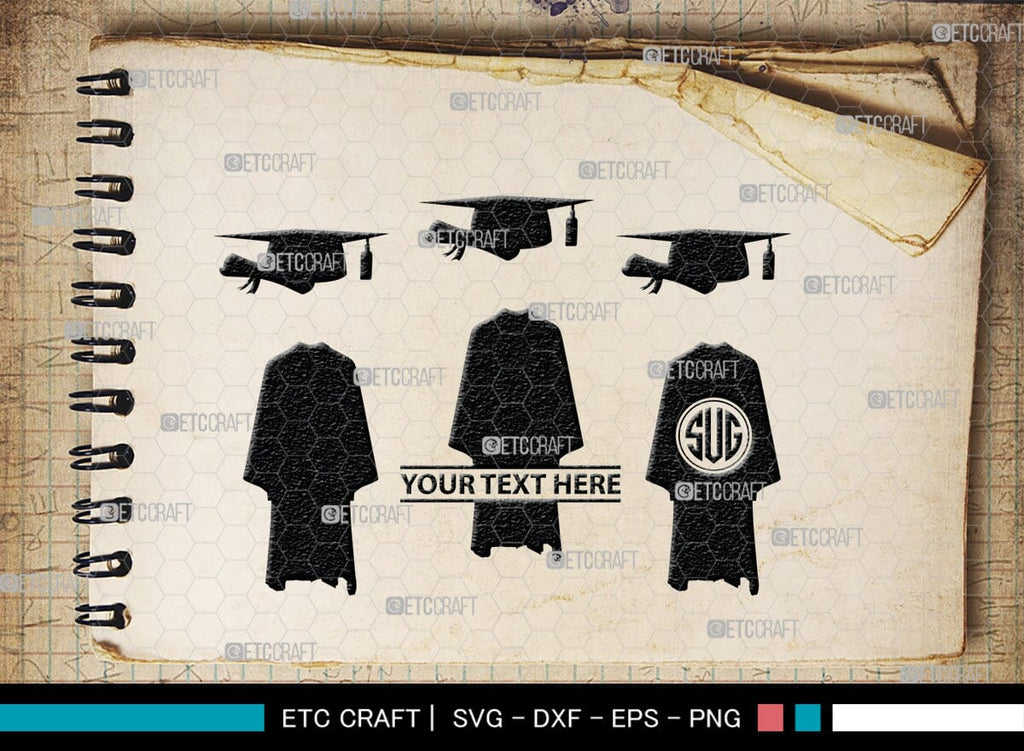 Graduate Monogram, Graduate Silhouette, Graduate SVG, Graduation Svg ...