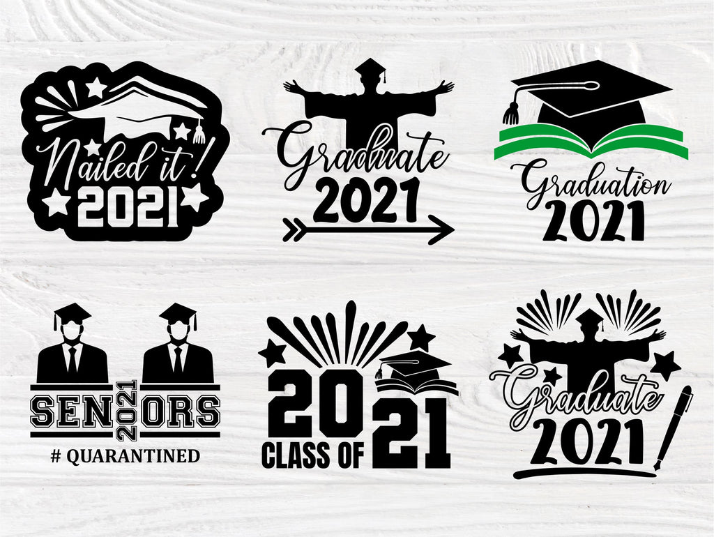 Graduation 2021 SVG Bundle, Class of 2021 Svg File - So Fontsy