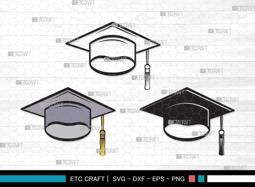 Graduation Cap SVG | Cap Svg | Graduation Svg | Grad Cap Svg ...
