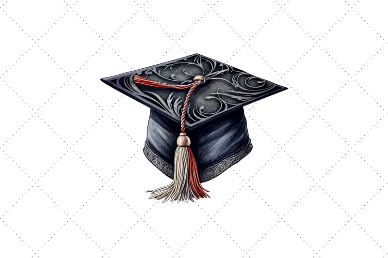 Graduation hat Sublimation Clipart Bundle, Sublimation, Graduation hat ...