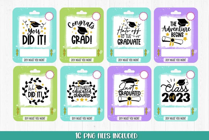 Graduation Money Card PNG Designs | Gift for Graduate - So Fontsy