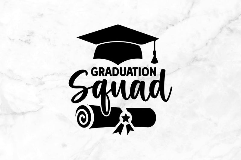 Graduation squad SVG - So Fontsy