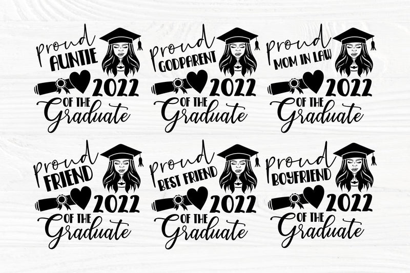 Graduation SVG Bundle, Class of 2022, Graduate Svg - So Fontsy