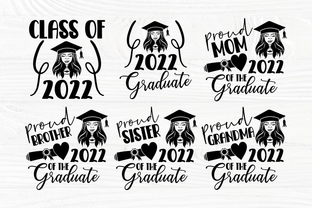 Graduation SVG Bundle, Class of 2022, Graduate Svg - So Fontsy