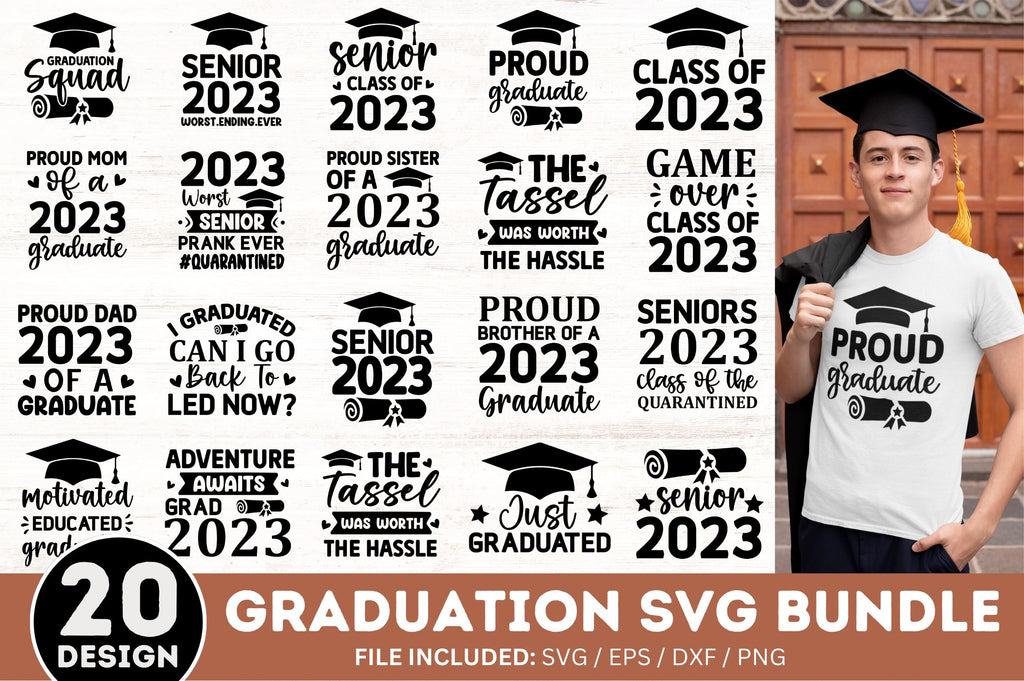 Graduation SVG Bundle - So Fontsy