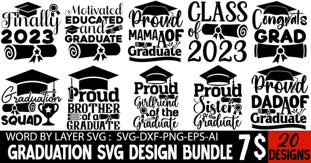 Graduation SVG BUndle,SVG Cute File,Graduation Sublimation PNG ...