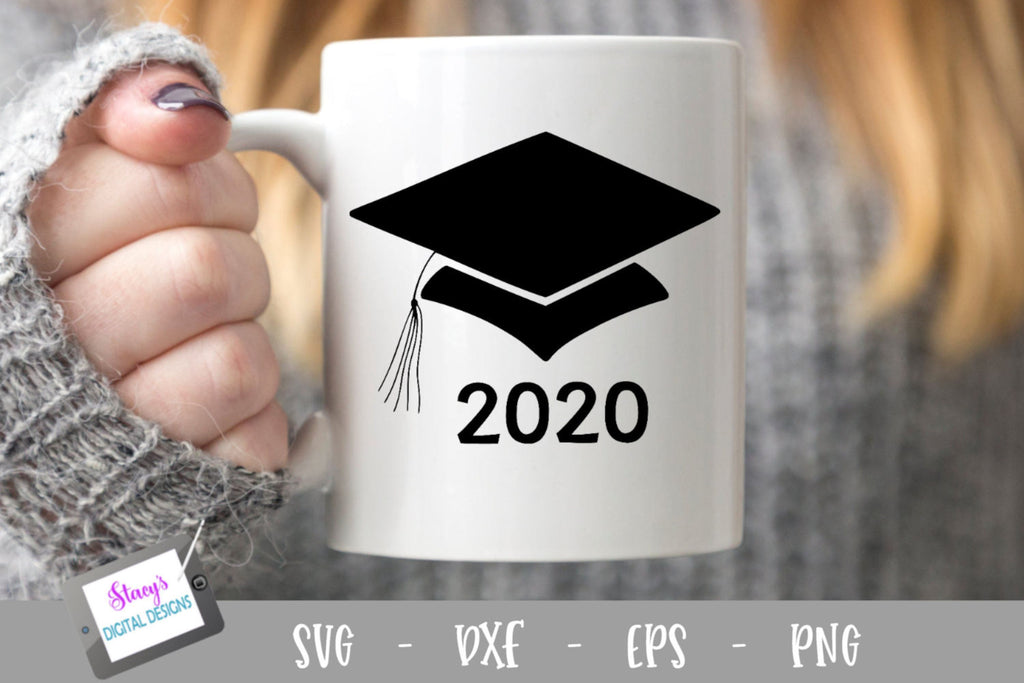 Graduation SVG - Class of 2020 - Graduation Cap - So Fontsy