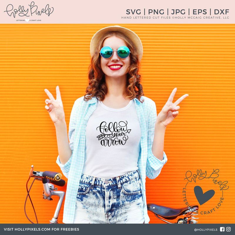 Graduation SVG | Follow Your Arrow | Motivation SVG - So Fontsy