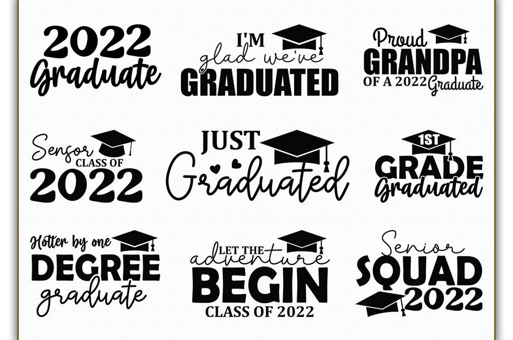 Graduation SVG Mini Bundle - So Fontsy