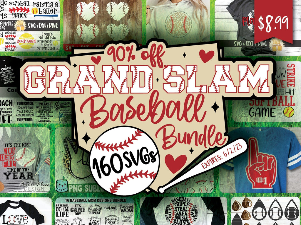 Grand Slam Baseball Bundle - So Fontsy